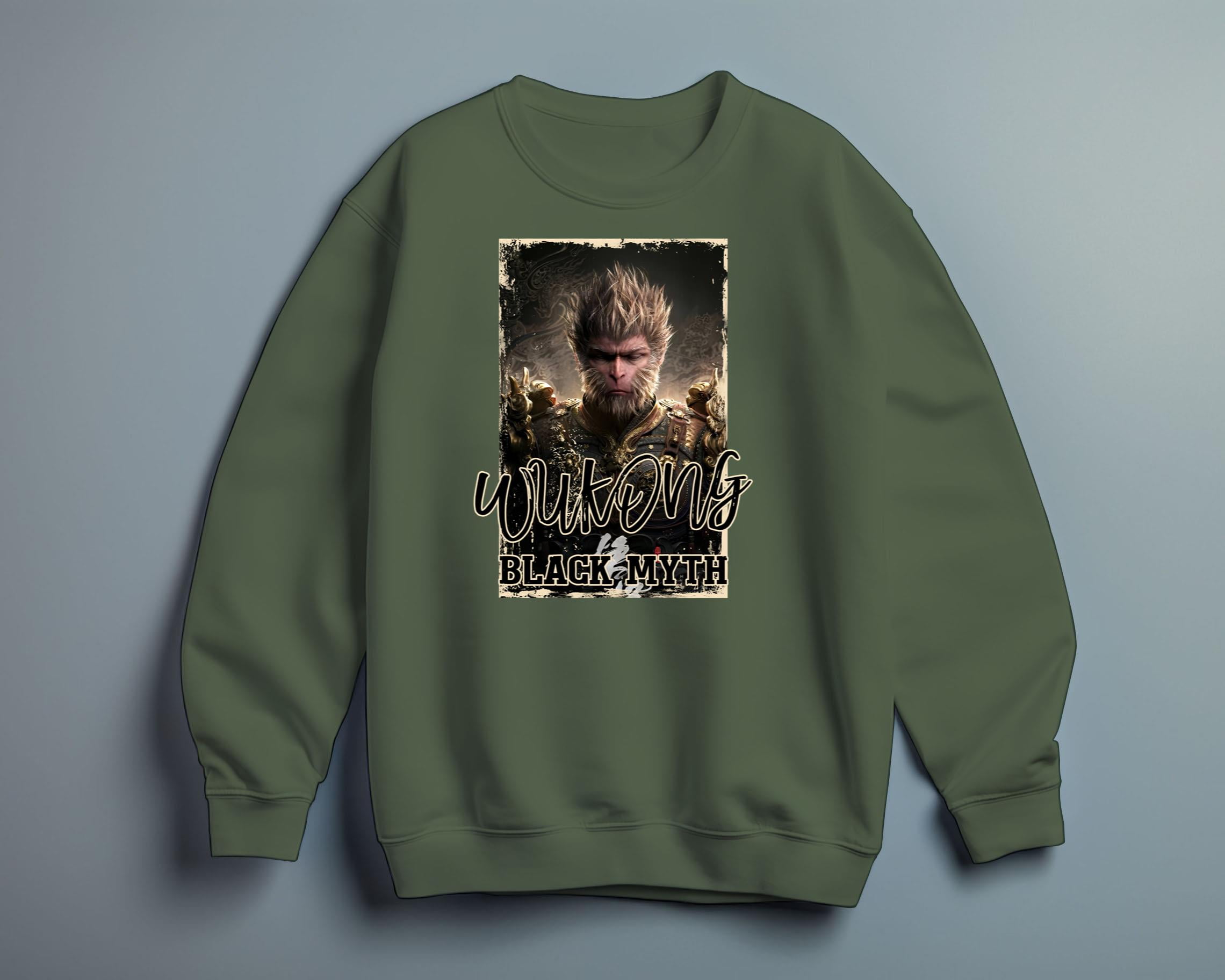 Legendary Monkey King Graphic Shirt, Lightweight Mythology-Inspired Tee ...