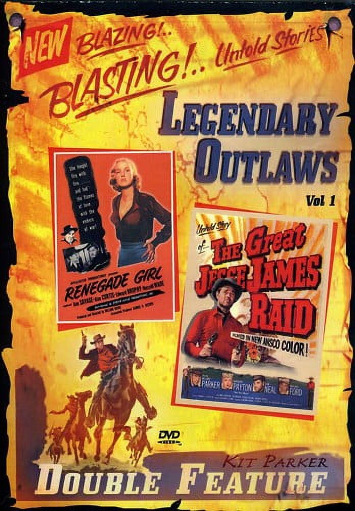 Legendary Outlaws Double Feature: Volume 1: The Great Jesse James Raid ...