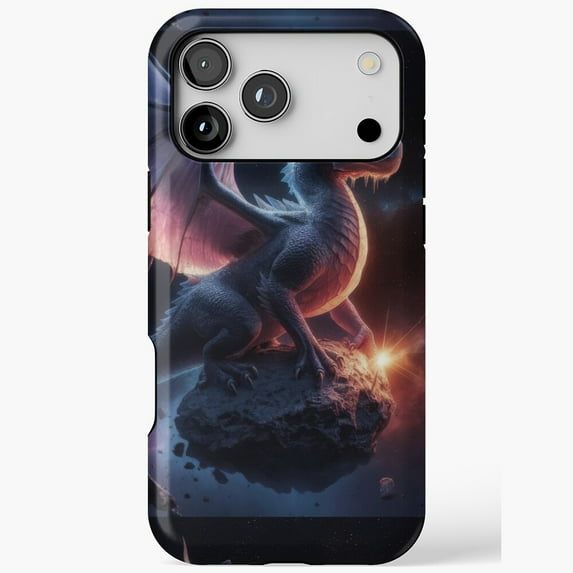 Legendary Purple Dragon Flying Stone iPhone Case 17 through 11 Pro Max ...