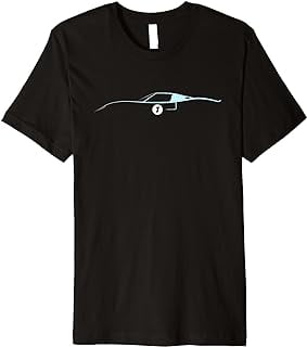 Legendary Race Car - GT 40 Iconic racing legend silhouette Premium T ...