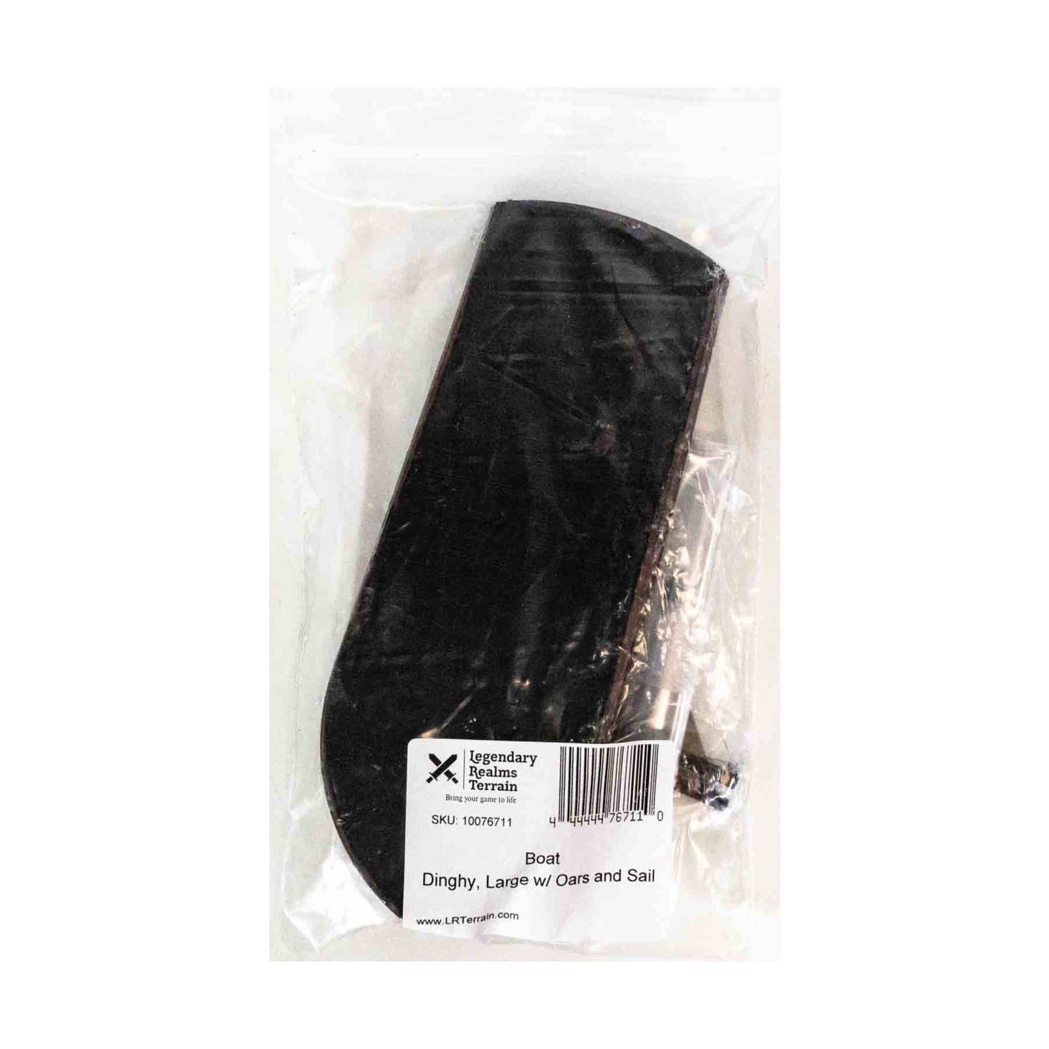 Legendary Realms Terrain Boat - Dinghy, Large w/Oars and Sail New ...