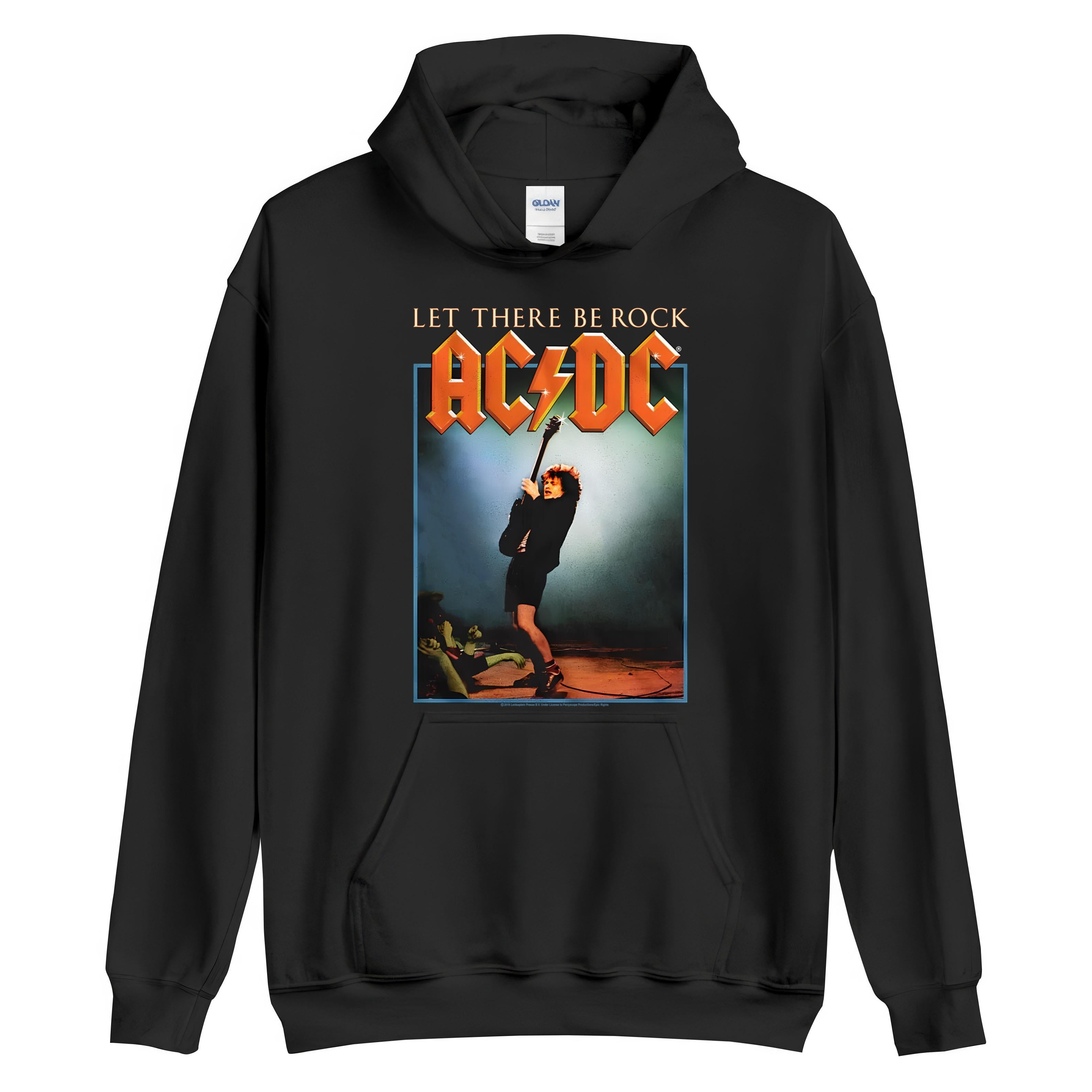 Legendary Rock Band Graphic Tee - ANGUS ON STAGE Inspired Shirt ...