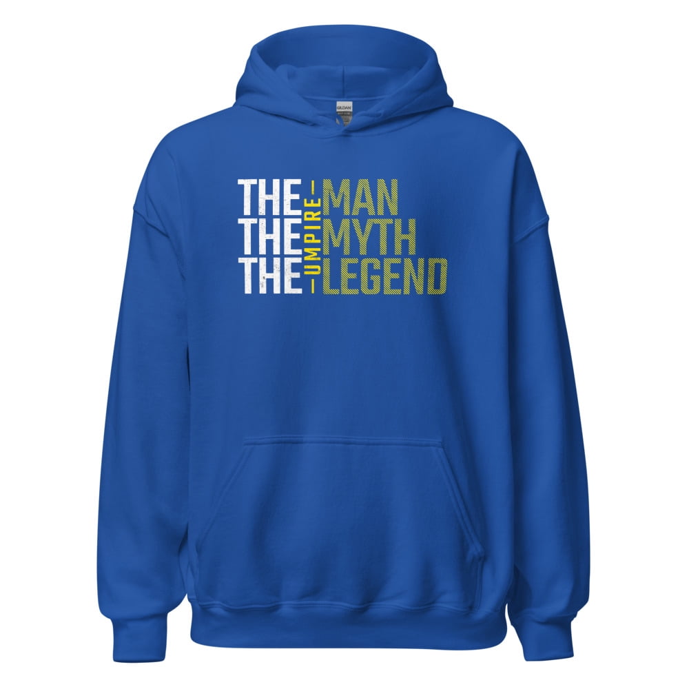 Legendary Umpire Unisex Hoodie, Umpire-The Man The Myth The Legend ...