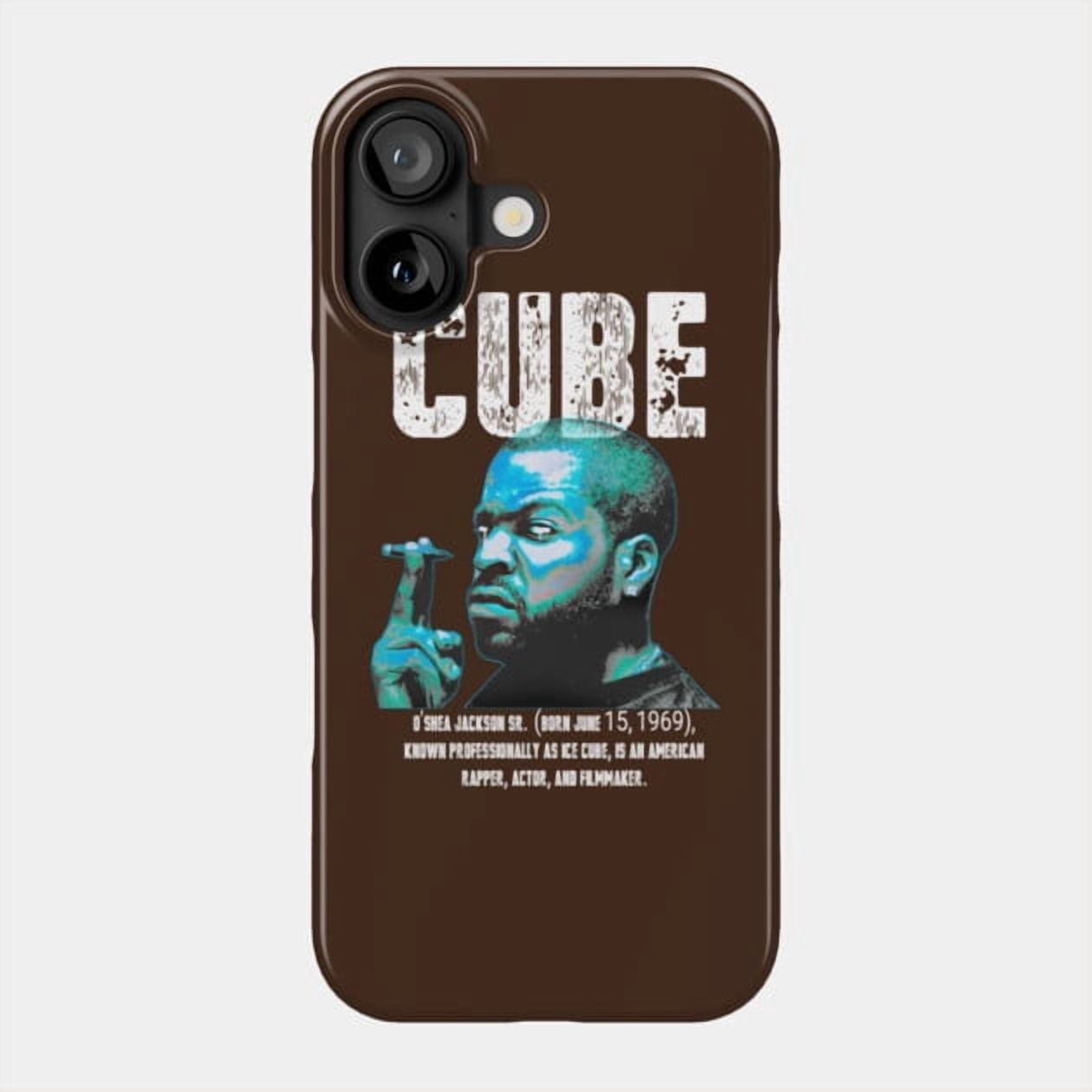 Legendary West Coast Rapper Portrait Inspired Graphic Case for iPhone ...