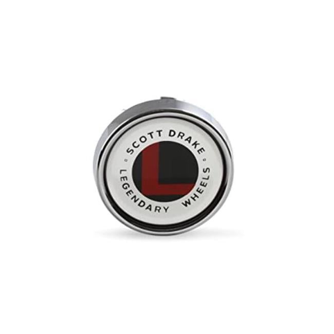 Legendary Wheel Center Cap with Legendary Wheels Logo - Chrome ...