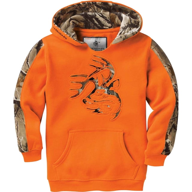Legendary Whitetails Big Kids Camo Outfitter Hoodie Long Sleeve ...