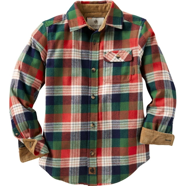 Legendary Whitetails Kids Lumberjack Flannel Long Sleeve Button Down ...