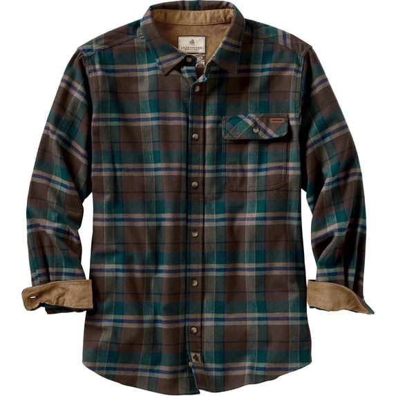 Legendary Whitetails Men's Long Sleeve Flannel Shirt, Plaid or Solid ...