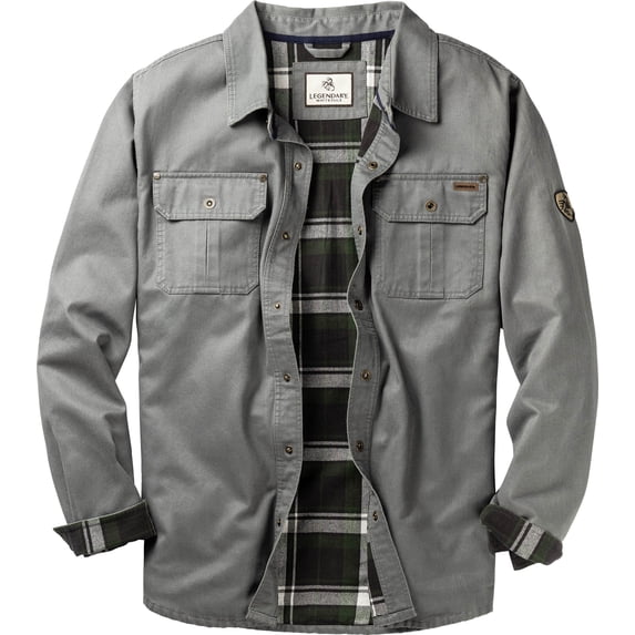 Legendary Whitetails Men's Journeyman Flannel Lined Shirt Jacket Water ...
