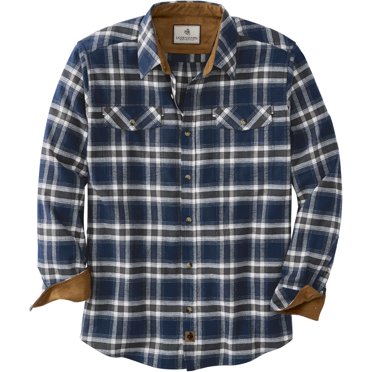 Legendary Whitetails Men's Western Plaid Flannel Long Sleeve Shirt ...