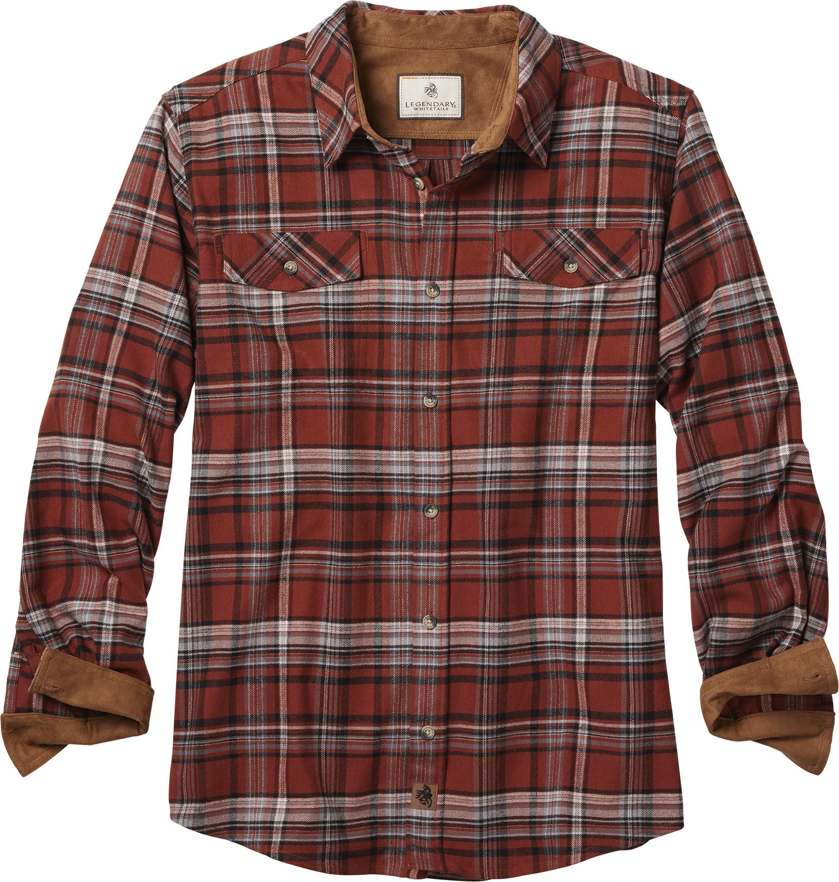 Legendary Whitetails Men's Legendary Stretch Flannel Long Sleeve Shirt ...