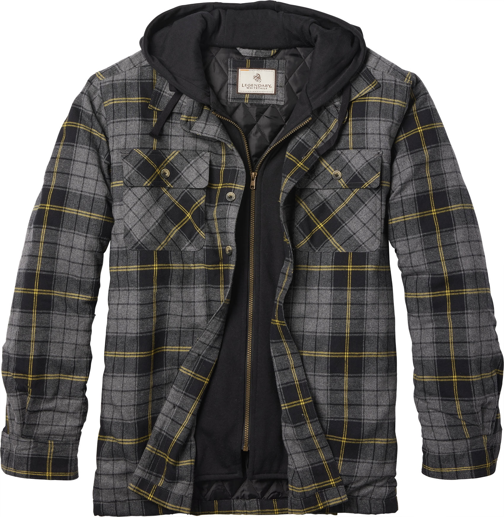 Legendary Whitetails Men's Maplewood Hooded Flannel Shirt Jacket ...