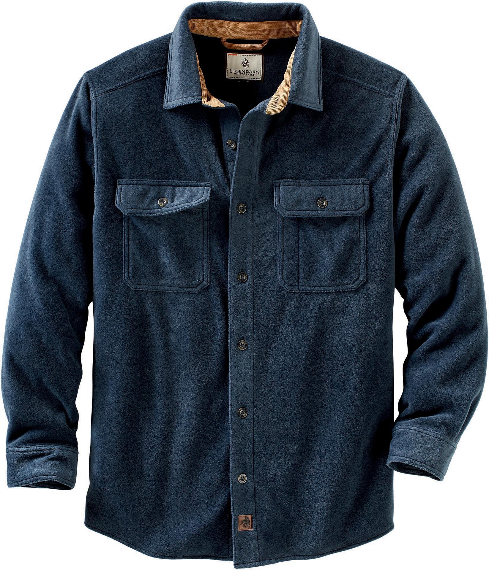 Legendary Whitetails Men's Navigator Fleece Button Up Long Sleeve Plaid ...