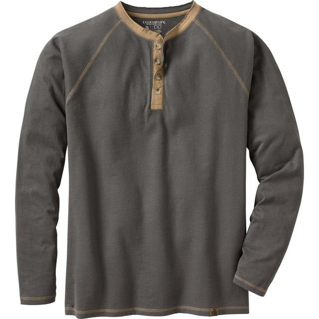 Legendary Whitetails Men's Recluse Raglan Henley Shirt - Walmart.com