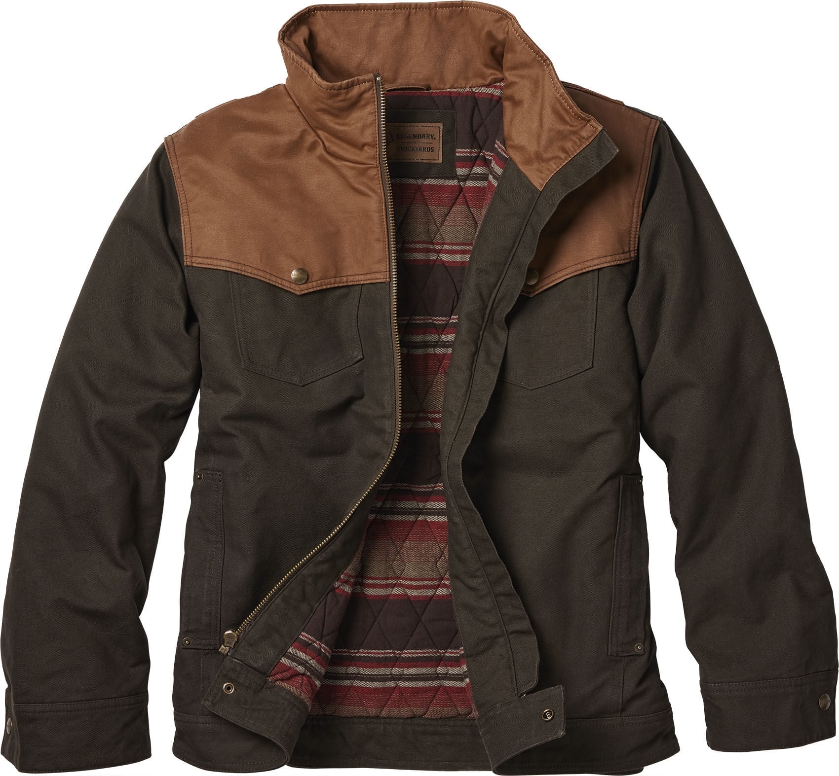 Legendary Whitetails Men's Canvas Western Coat, Water-Repellent ...
