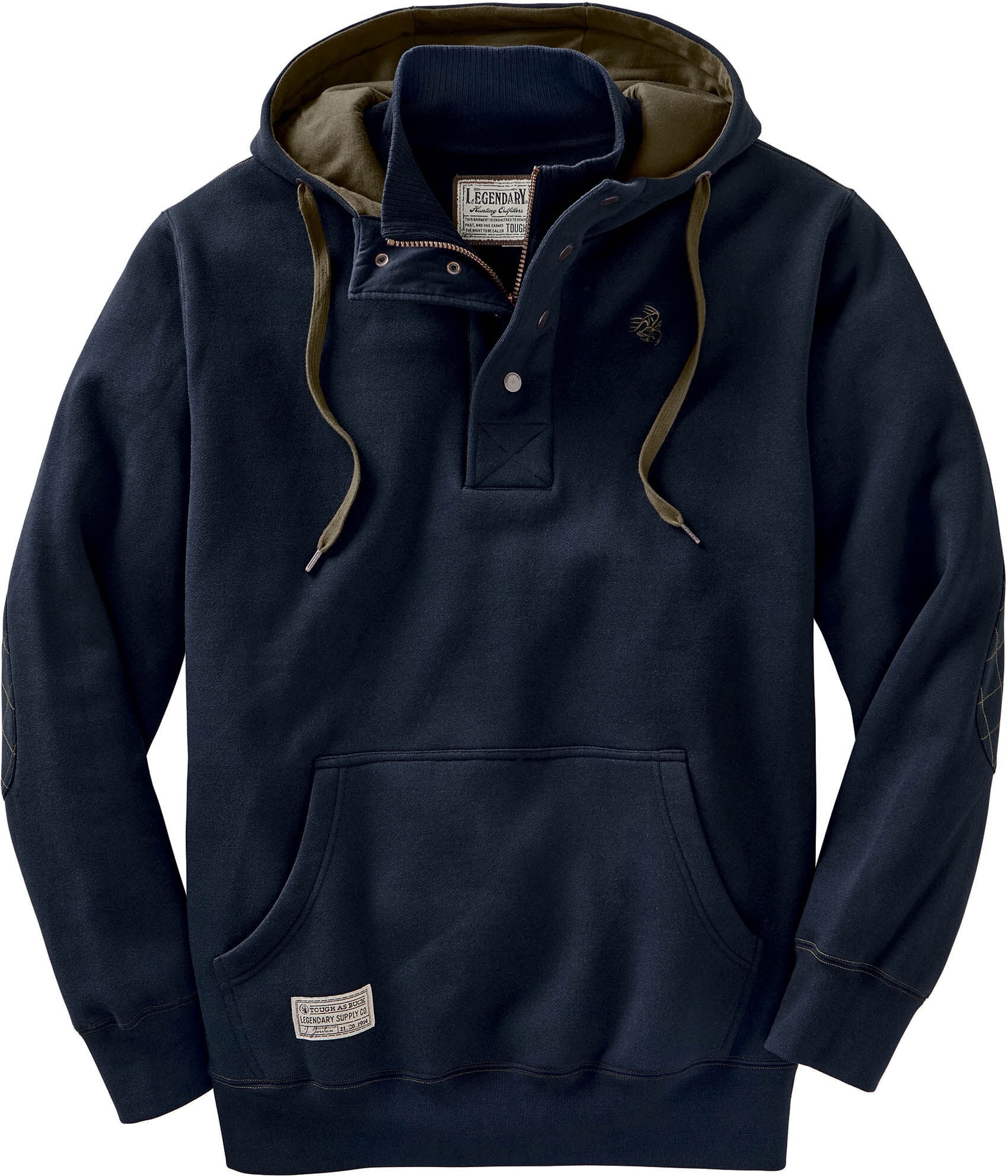 Legendary Whitetails Men's Tough as Buck 1/4 Zip Action Hoodie ...