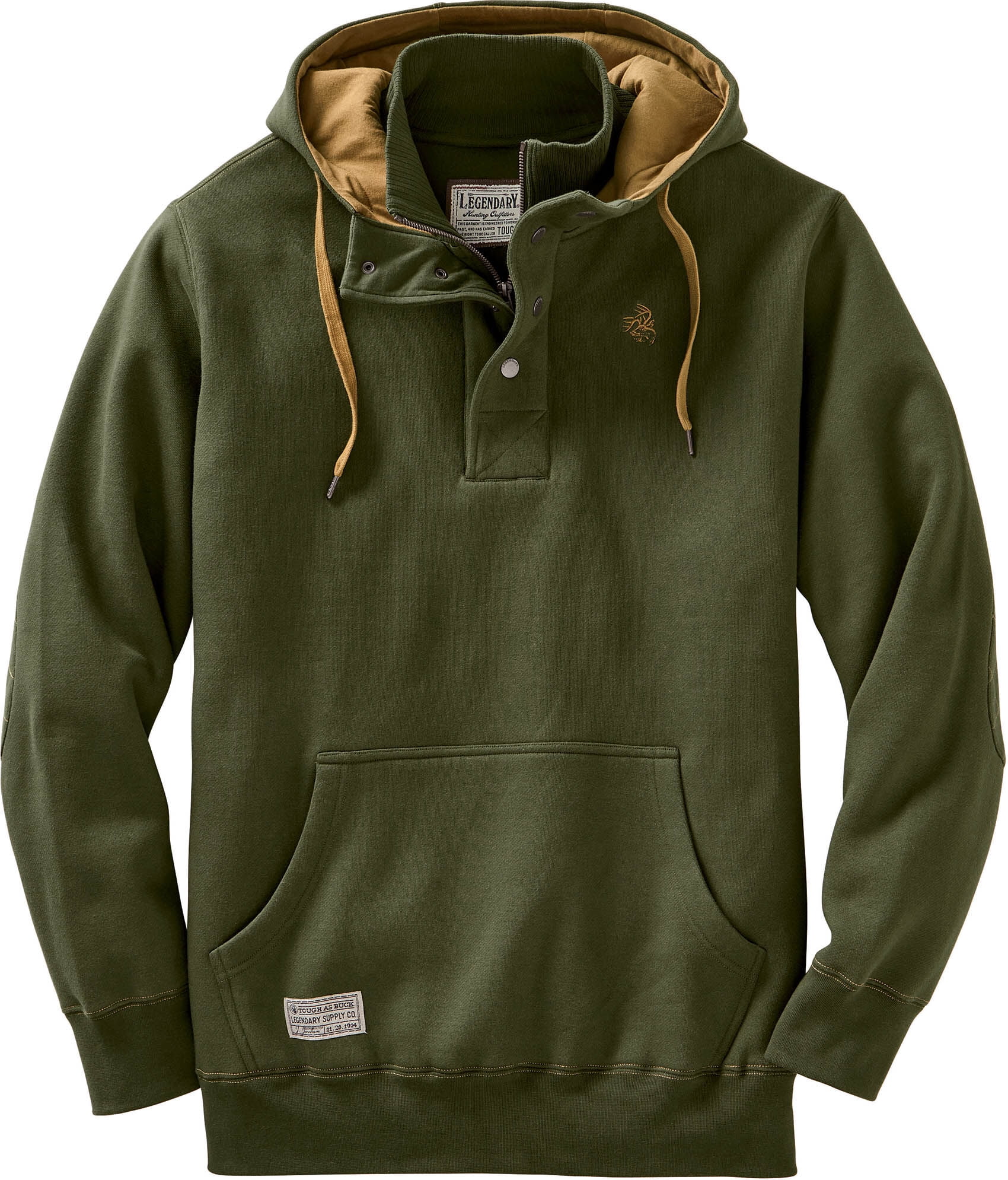 Legendary Whitetails Men's Tough as Buck 1/4 Zip Action Hoodie ...
