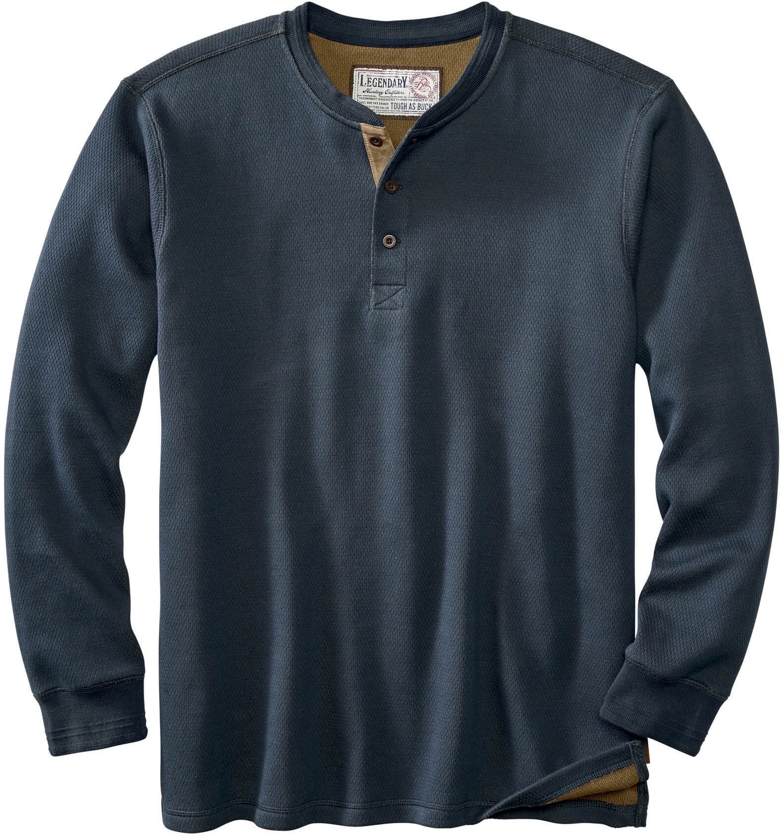 Legendary Whitetails Men's Tough as Buck Double Layer Thermal Henley ...