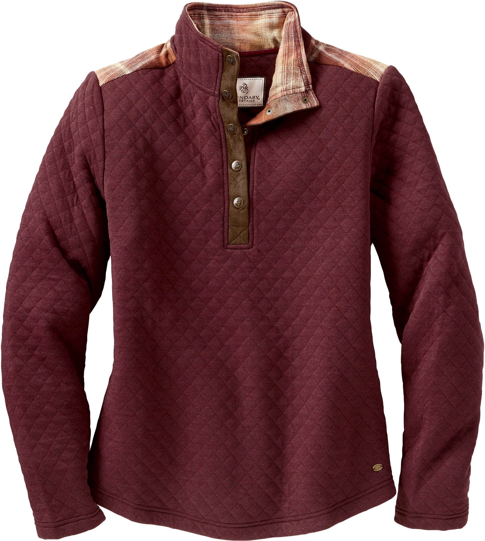 Legendary Whitetails Women's Cedar Cabin Quilted Tunic Long Sleeve Top ...