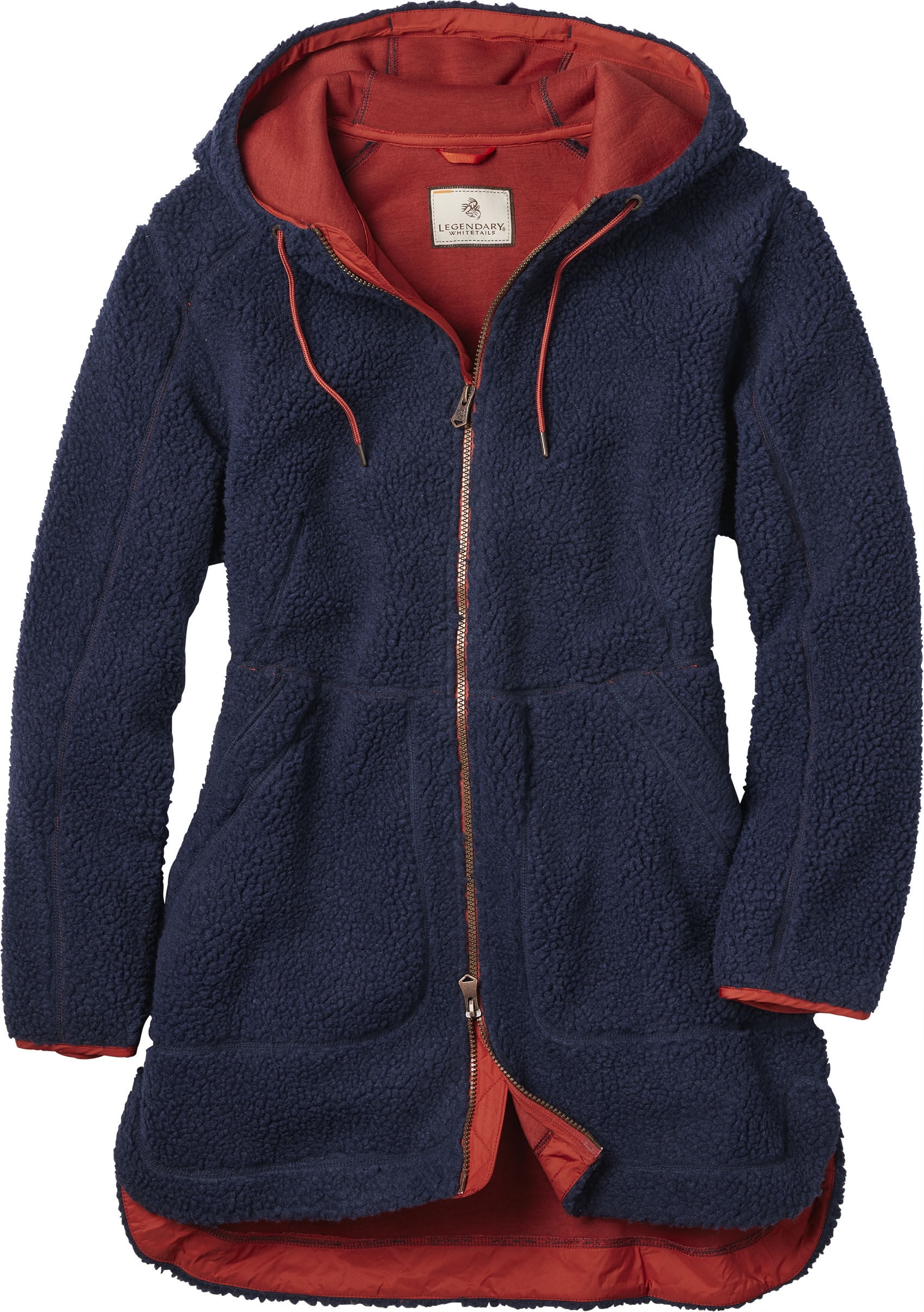 Legendary Whitetails Women's Freeport Berber Coat, Hooded, Warm, Full ...