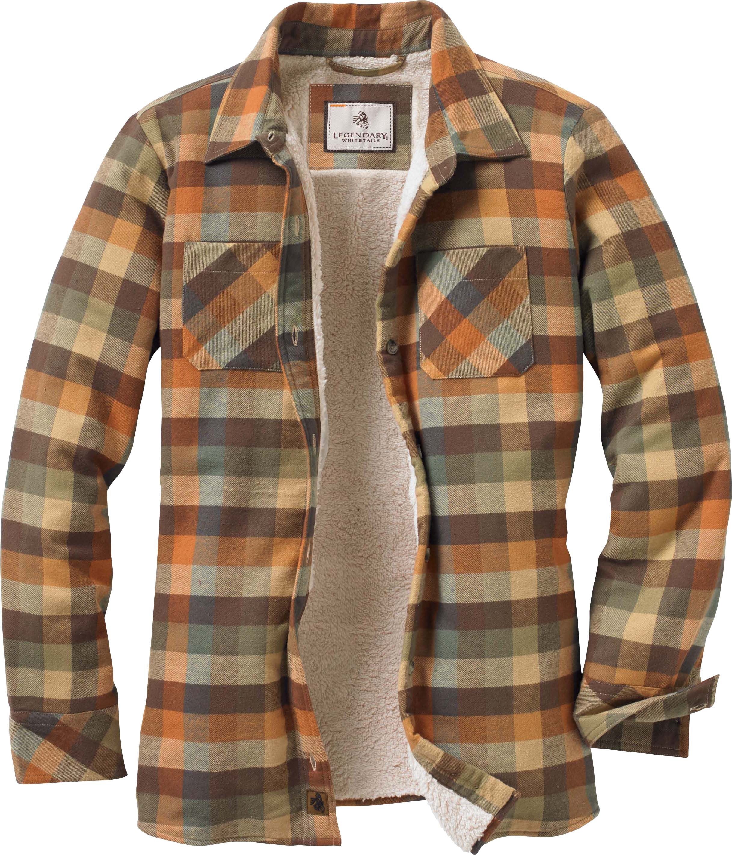 Legendary Whitetails Women's Open Country Sherpa Lined Flannel Shirt ...