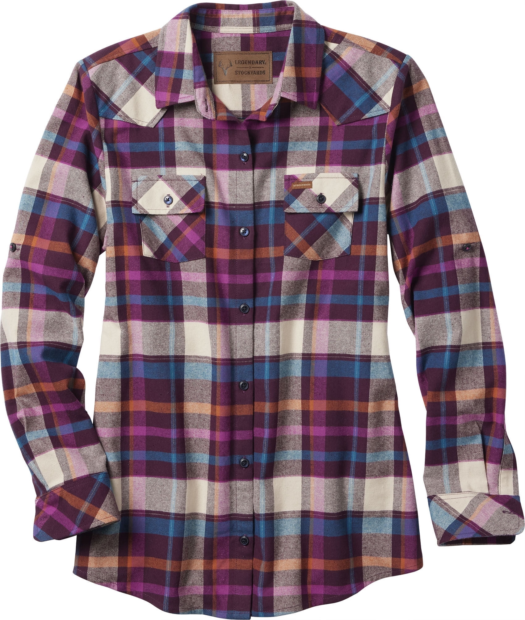 Legendary Whitetails Women's Stockyards Cinch Flannel Long Sleeve Shirt ...