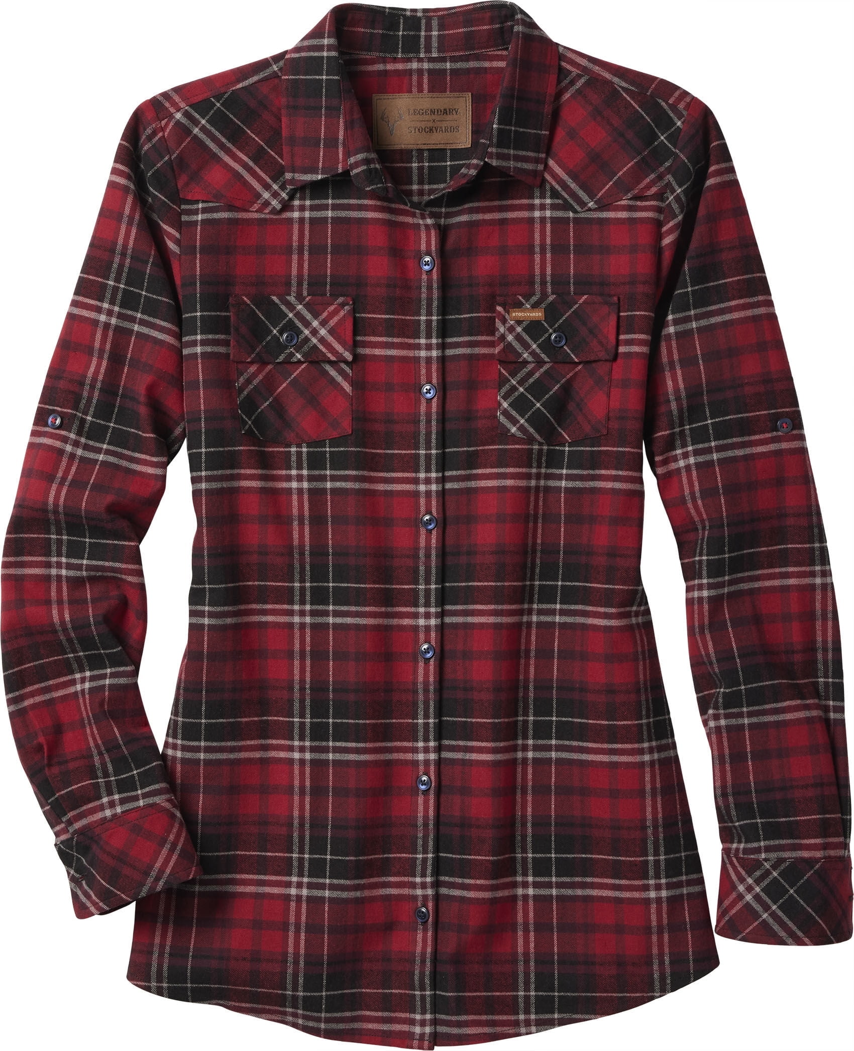Legendary Whitetails Women's Stockyards Cinch Flannel Long Sleeve Shirt ...