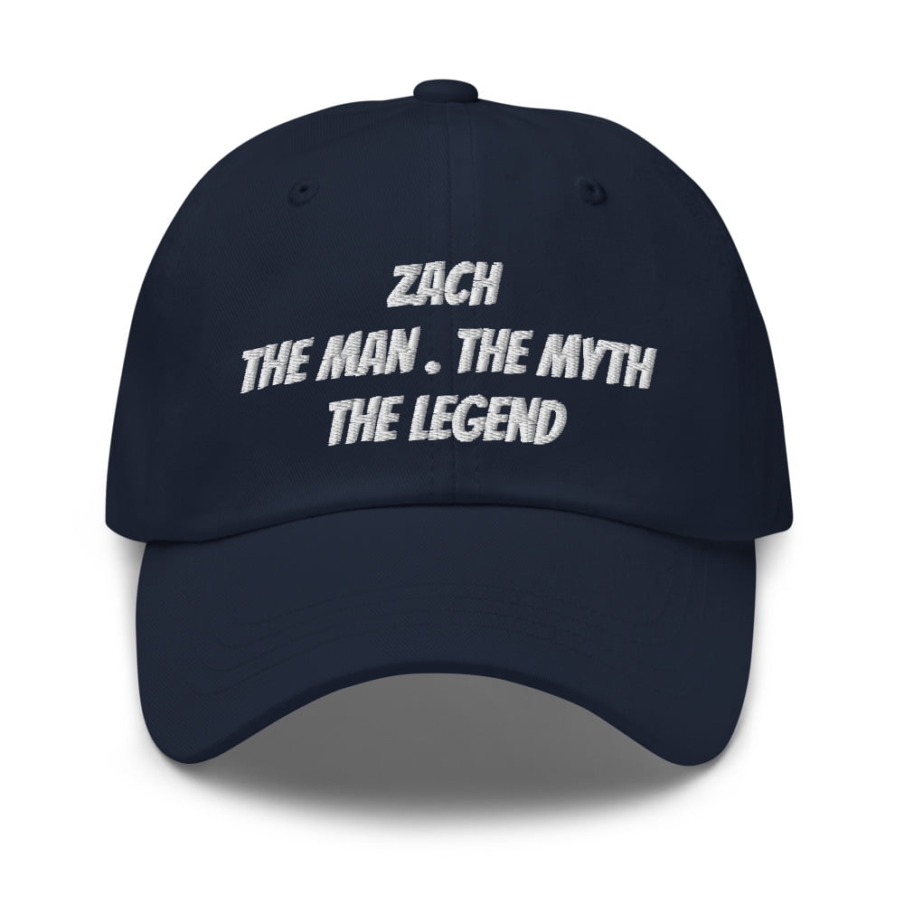 Legendary Zach Classic Dad Hat, Zach-The Man The Myth The Legend ...