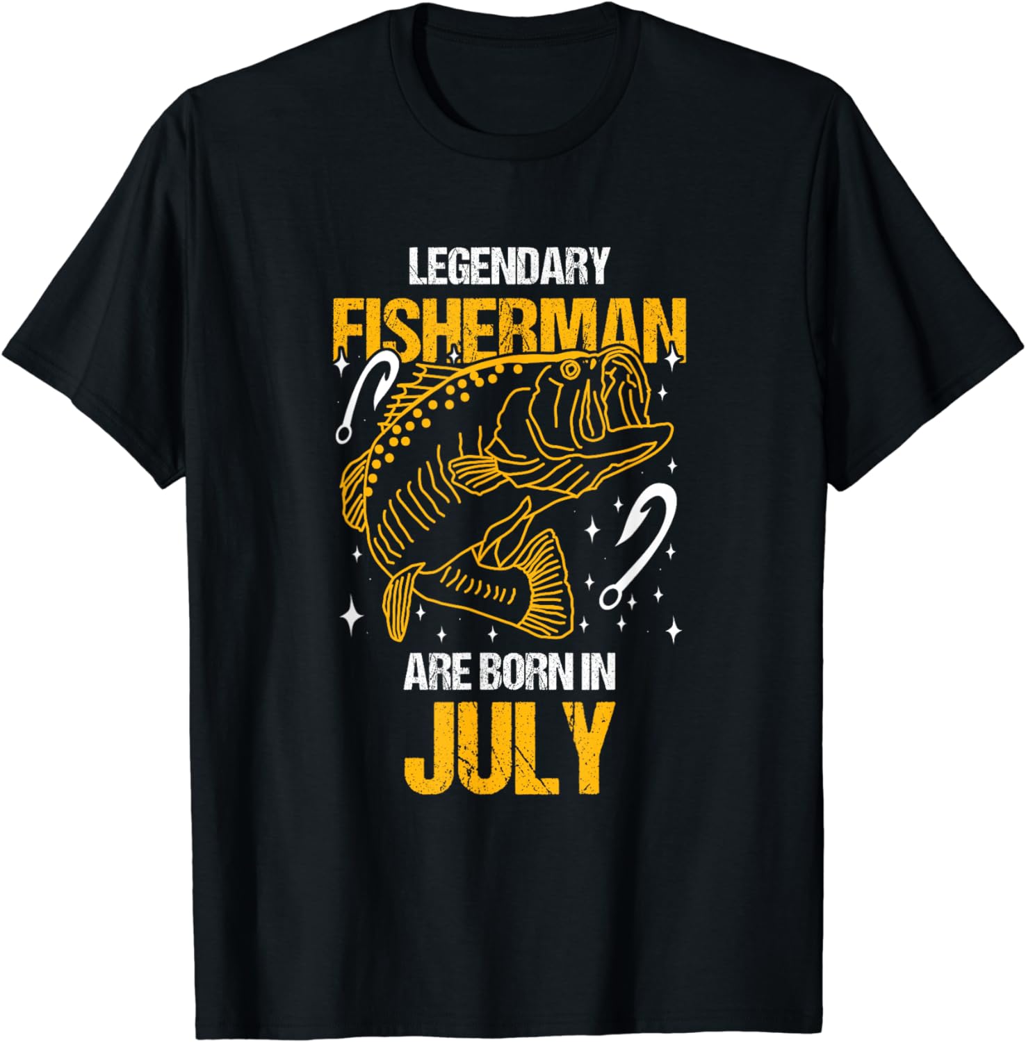 Legendary fishermen are born in July. Birthday month T-Shirt - Walmart.com