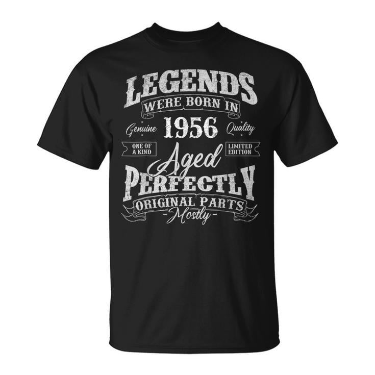 Legends Were Born In 1956 T-Shirt – Year of Birth Birthday Shirt ...