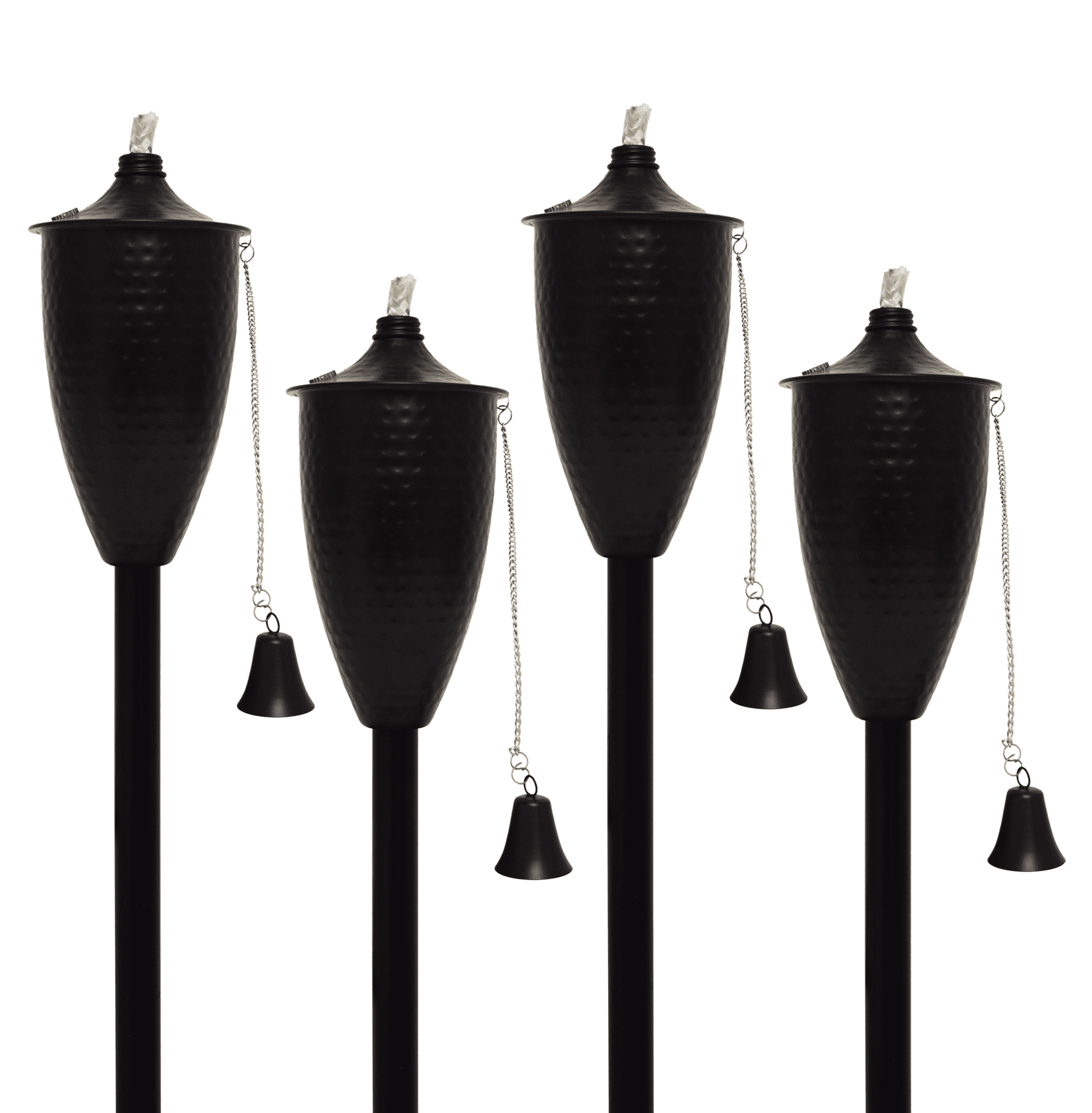 Legends Direct Set of 4, Elegant Premium Metal Torch, 53" Tall- Tiki ...
