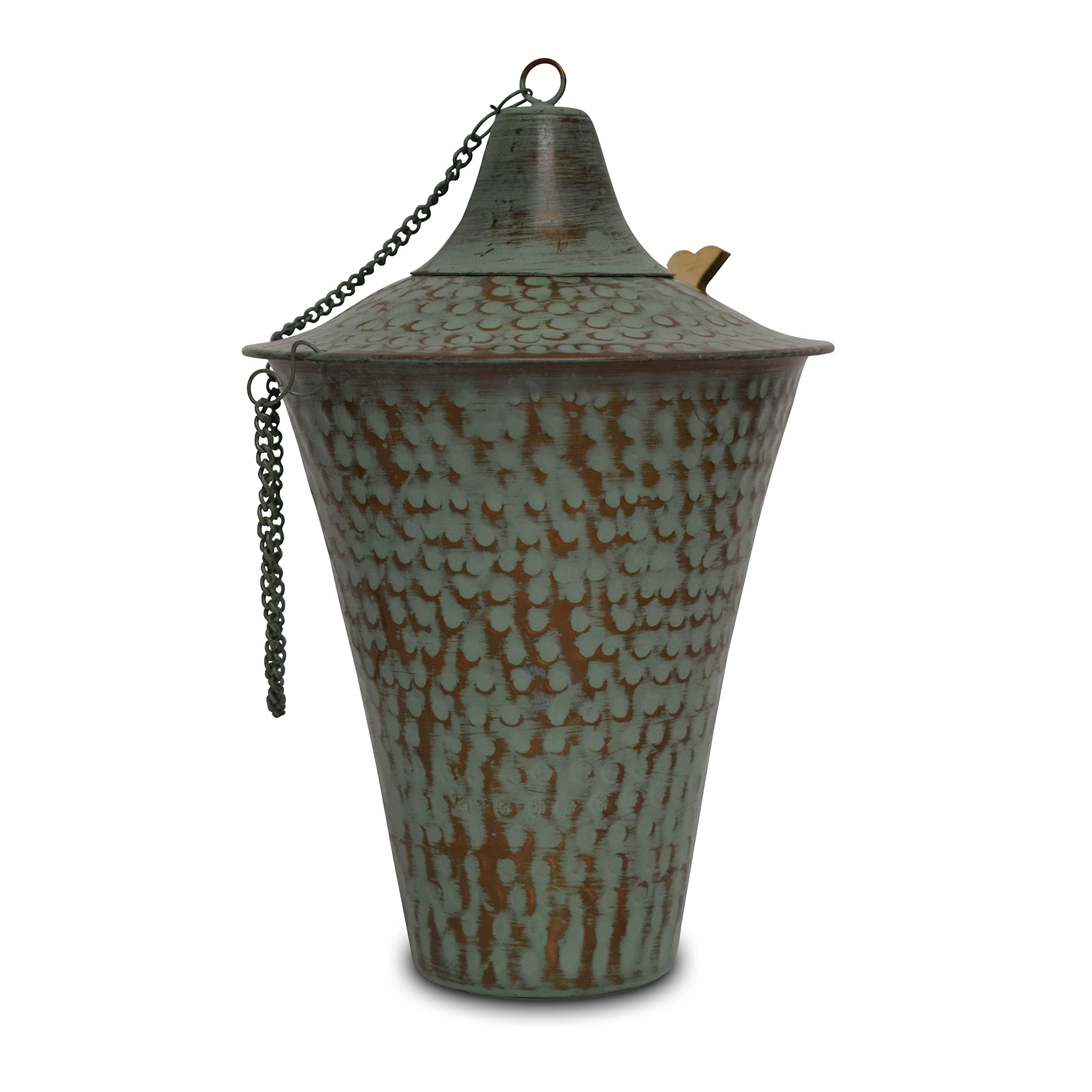 Legends International Kona Style Tabletop Tiki Torch Hammered Patina ...