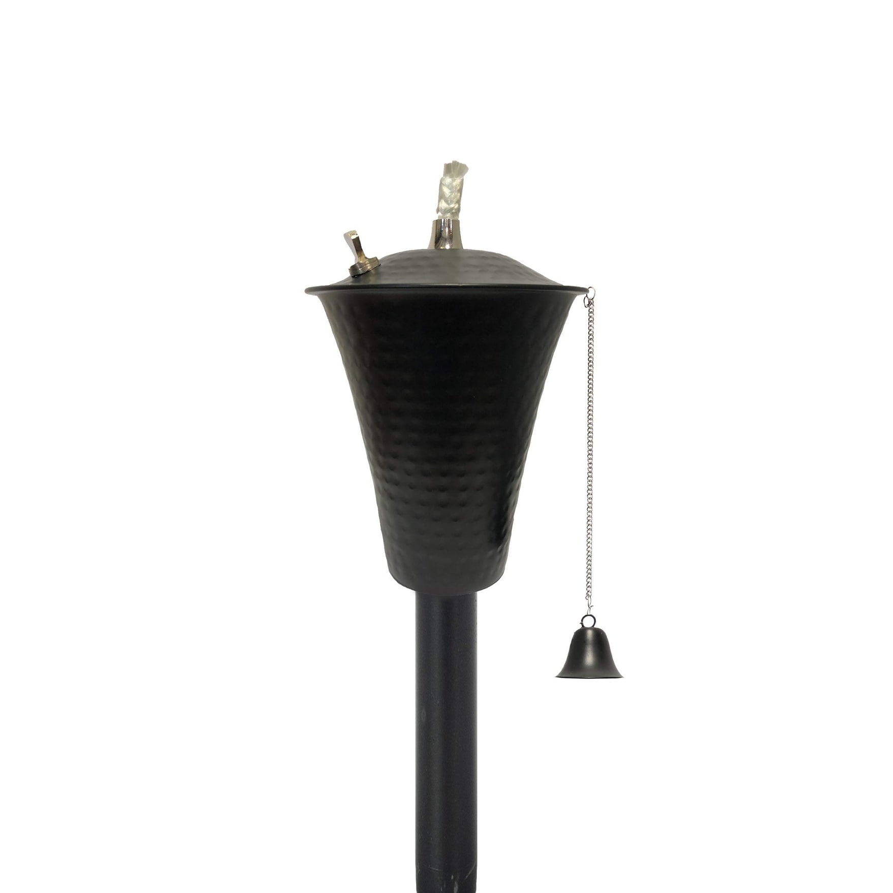 Legends International Kona Style Tiki Torch Hammered Black - 1 Pack ...
