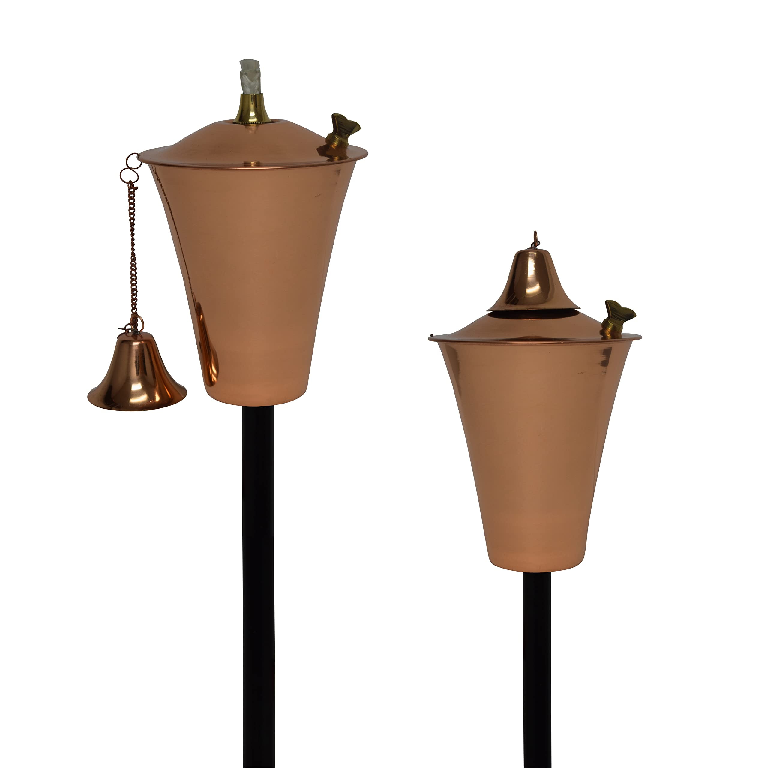 Legends International Kona Style Tiki Torch Smooth Copper - 2 Pack ...