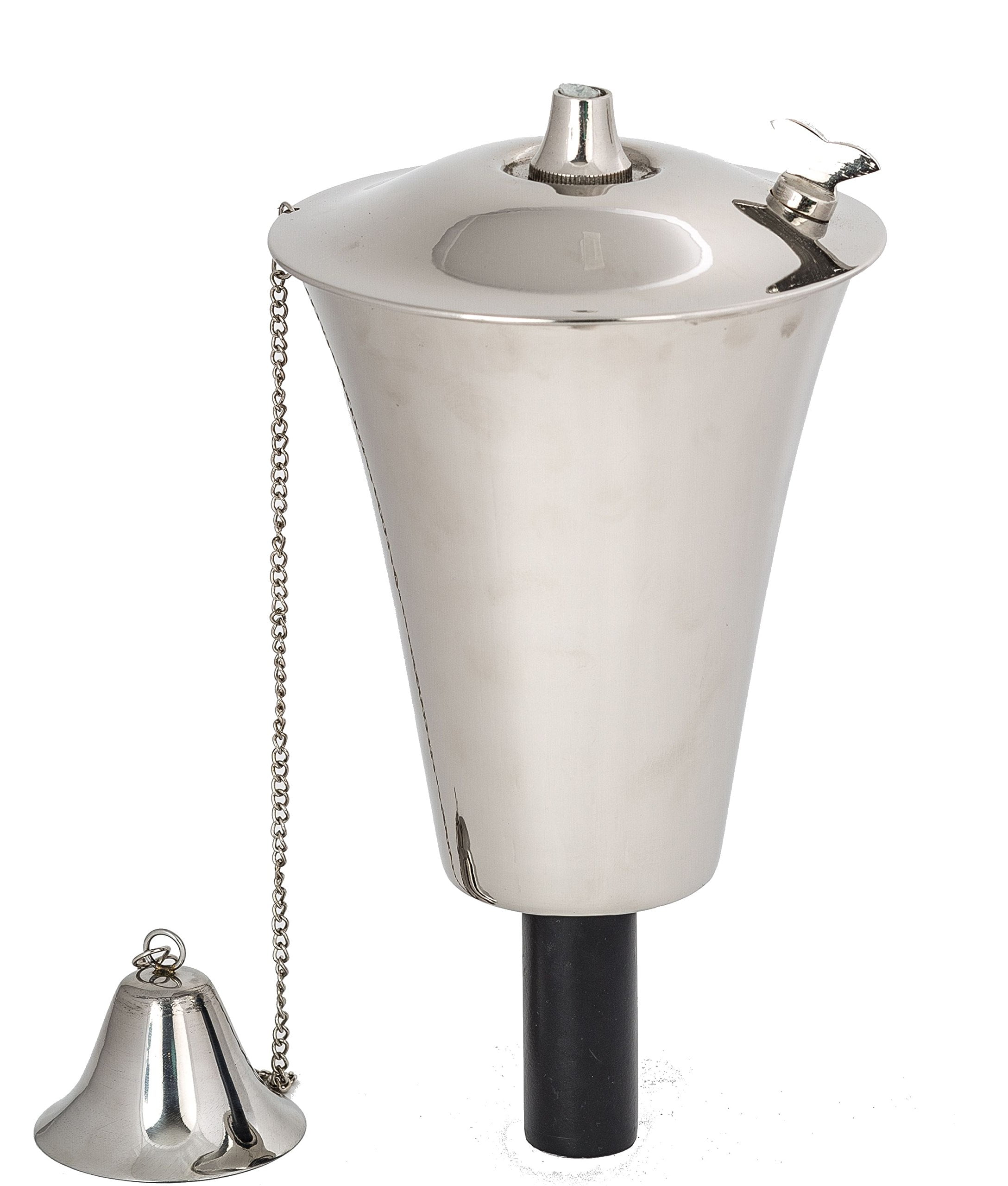 Legends International Kona Style Tiki Torch Smooth Nickel - 1 Pack ...