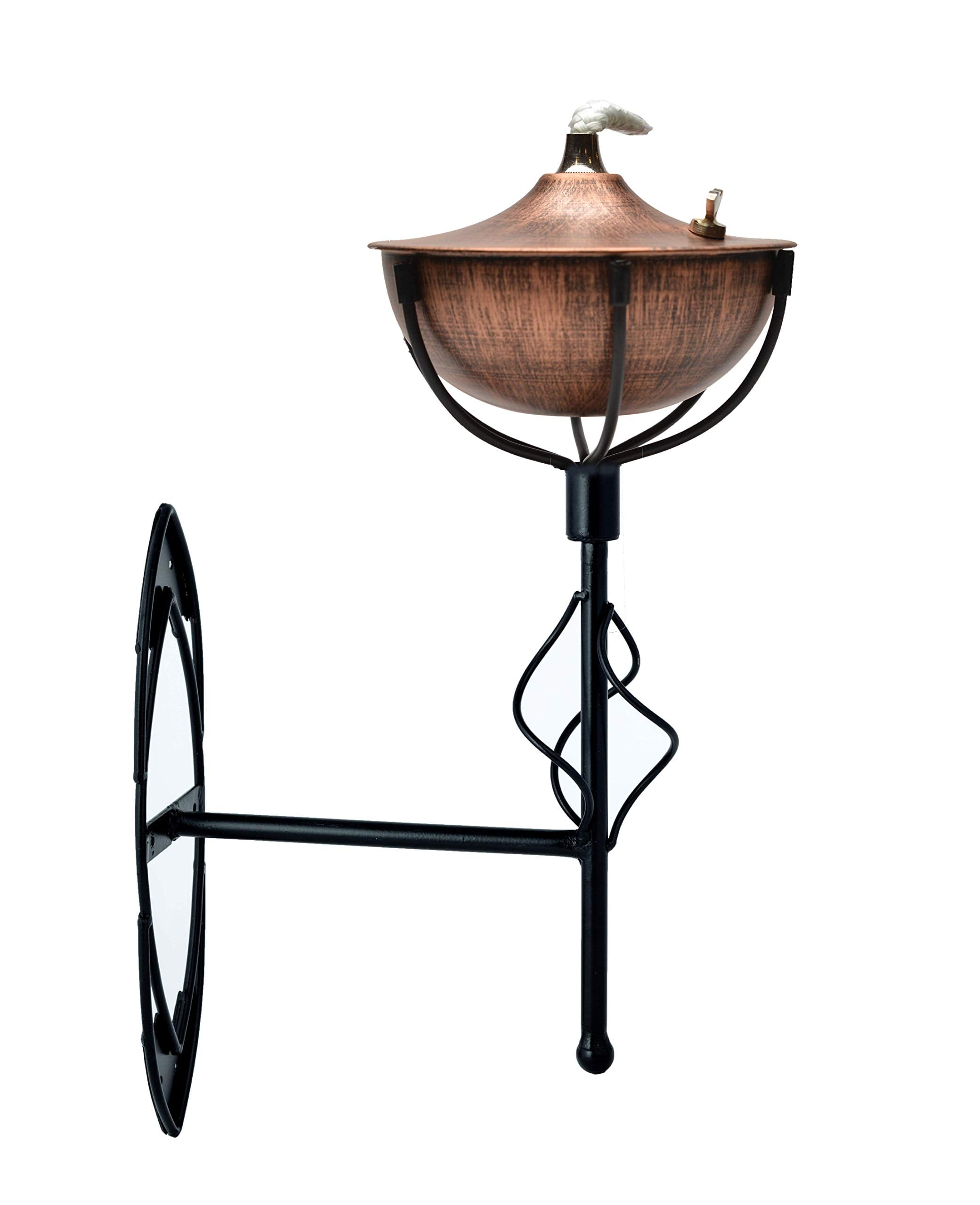 Legends International Maui Style Tiki Torch in Ornamental Sconce ...