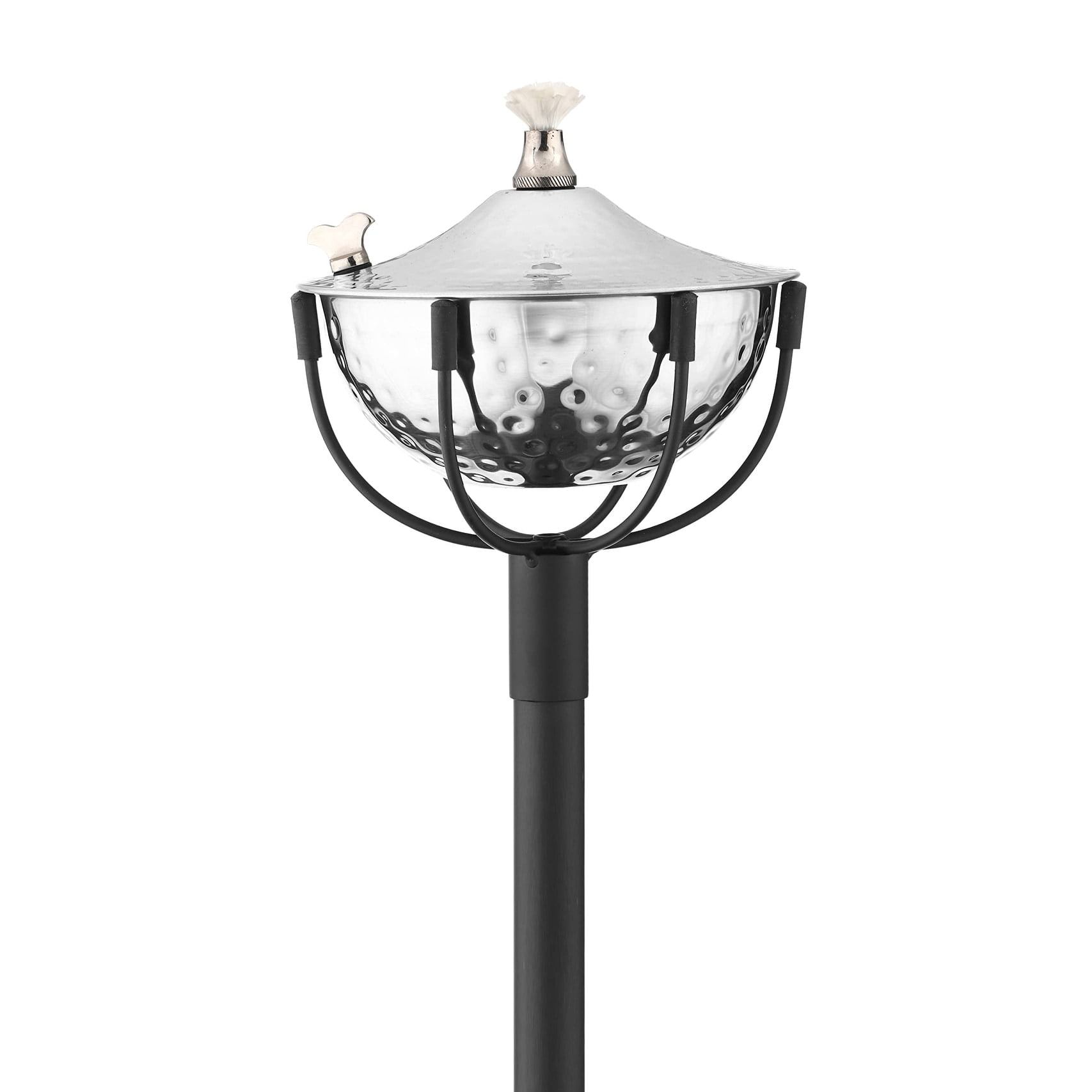 Legends Direct 54" Premium Metal Tiki Torches, w/ Snuffer, 32oz Oil ...