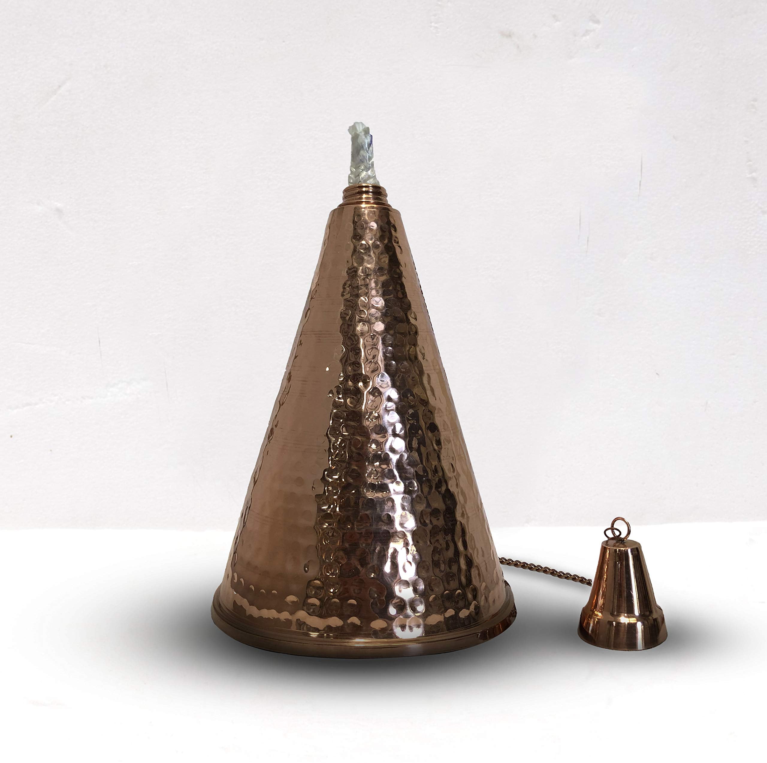 Legends International Small Hawaiian Cone Tabletop Torch Hammered ...