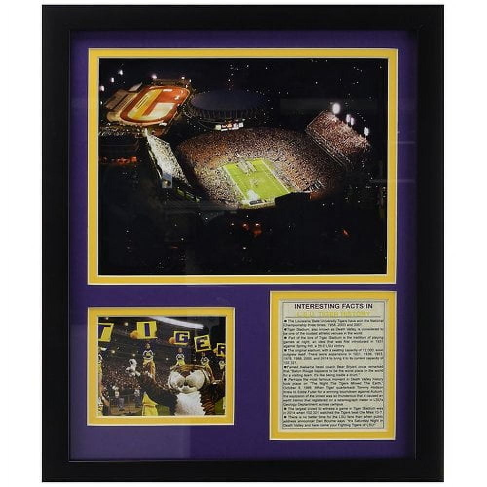 Legends Never Die Louisiana State Tigers Tiger Stadium Framed ...