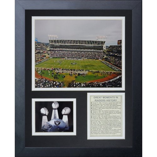 Legends Never Die Oakland Raiders Stadium Framed Memorabili - Walmart.com