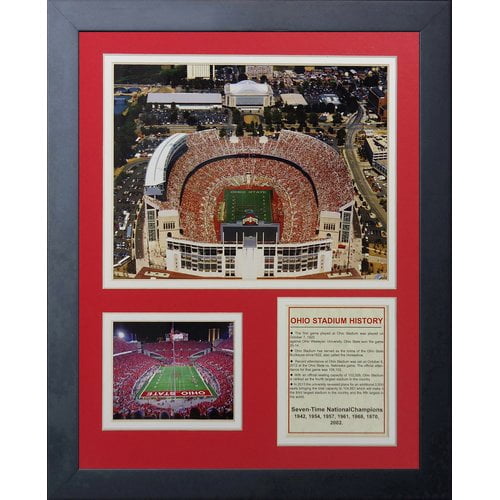 Legends Never Die Ohio State Buckeyes Ohio Stadium Framed Memorabilia ...