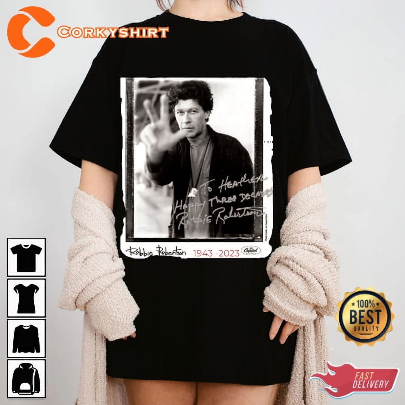 Legends Never Fade Honoring Robbie Robertson Memorial Shirt - Walmart.com