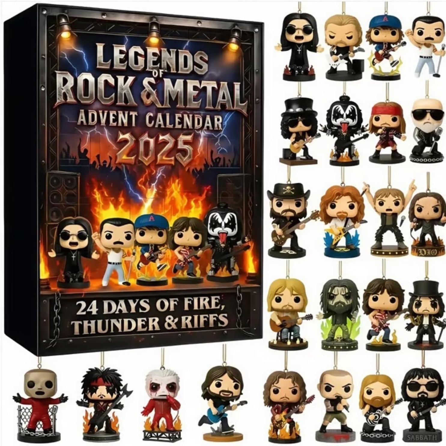 Legends of Rock & Metal Advent Calendar 2025, 24 Days Countdown ...