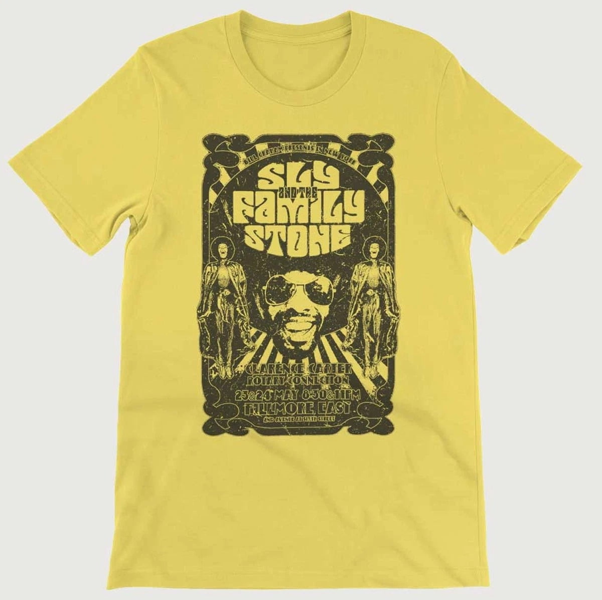 Legends Slyyyy and the Family Stone Shirt Yellow All Size gift Fan ...