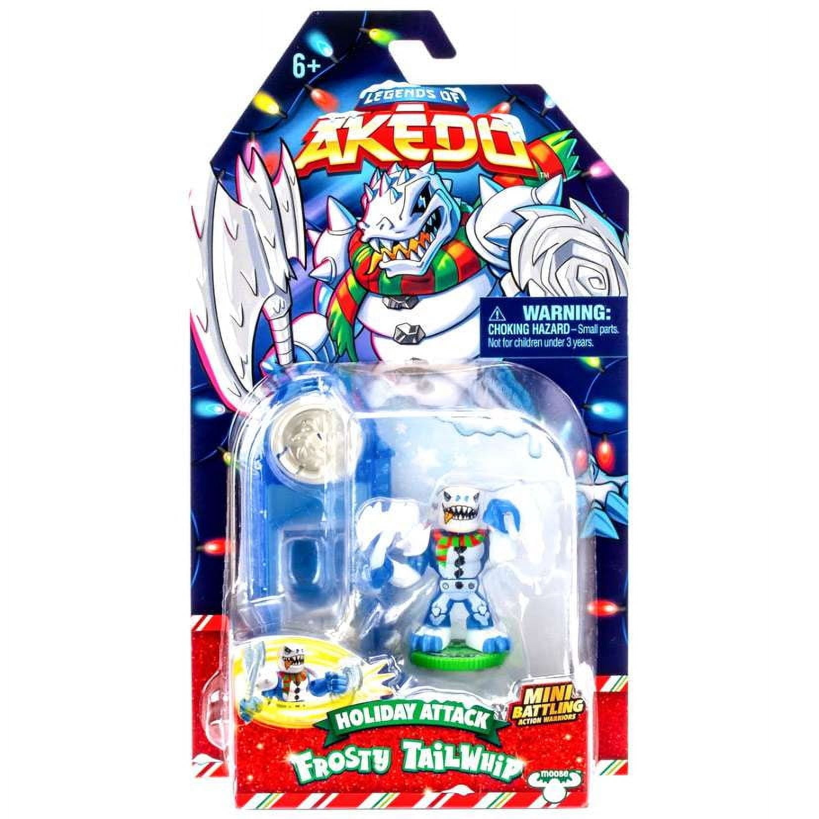Legends of Akedo Holiday Attack Frosty Tailwhip Mini Battling Action ...