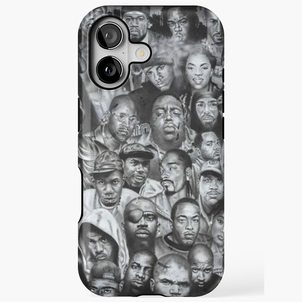 Legends of Hip Hop Inspired Retro Tribute Artwork iPhone Case 17 to 11 ...