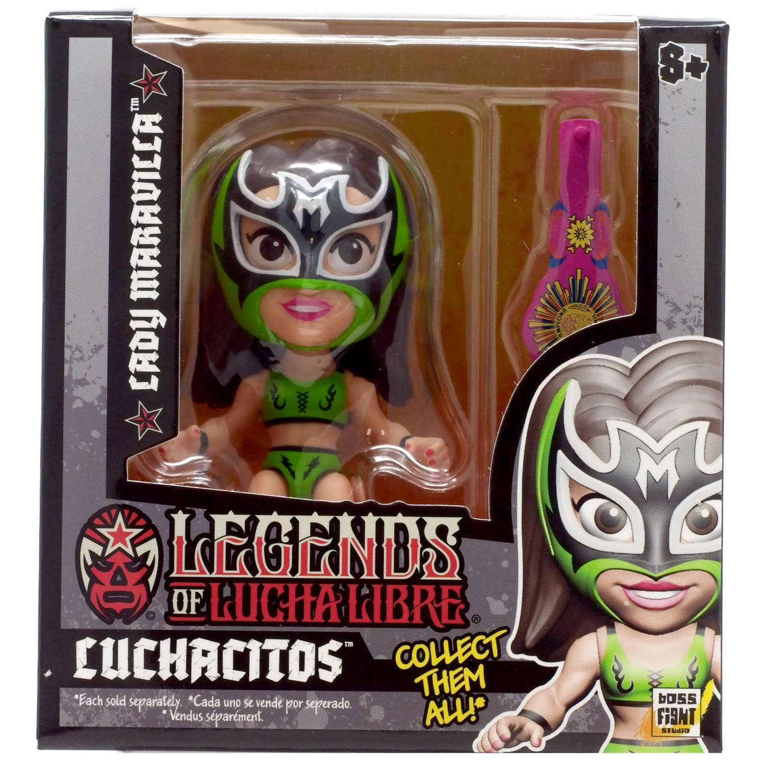 Legends of Lucha Libre Luchacitos Lady Maravilla Mini Action Figure ...