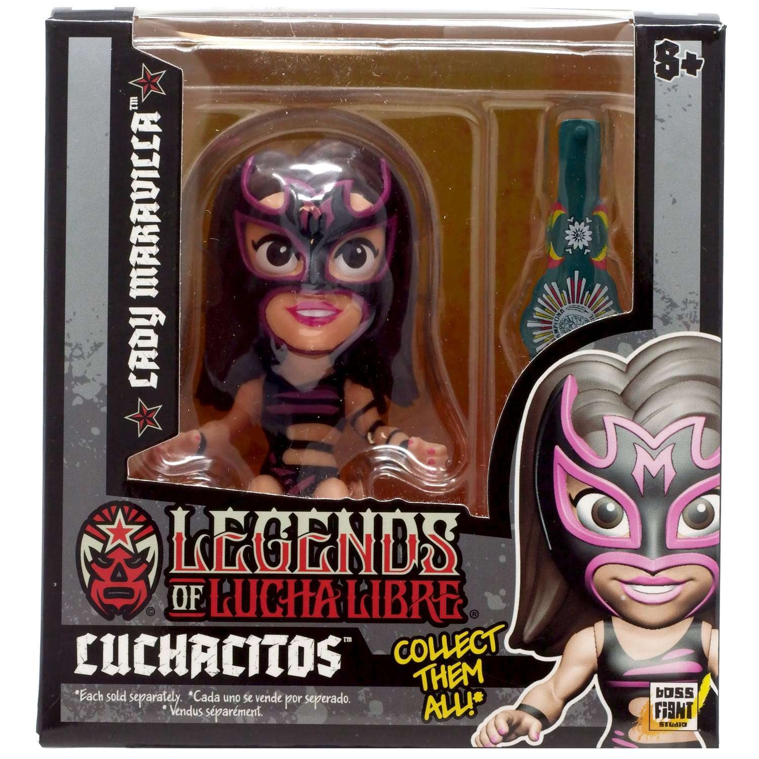 Legends of Lucha Libre Luchacitos Lady Maravilla Mini Action Figure ...