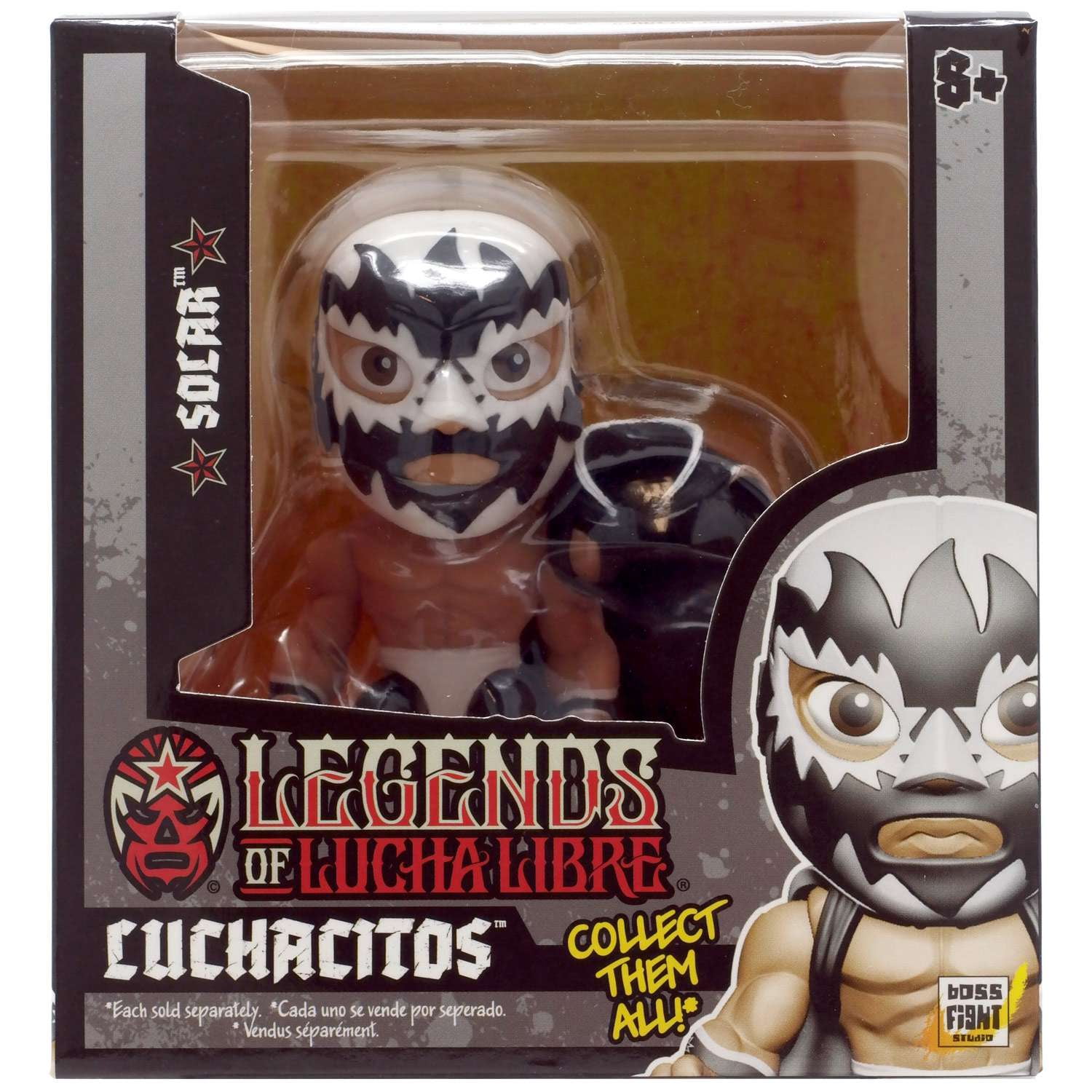 Legends of Lucha Libre Luchacitos Solar Mini Action Figure (Silver ...