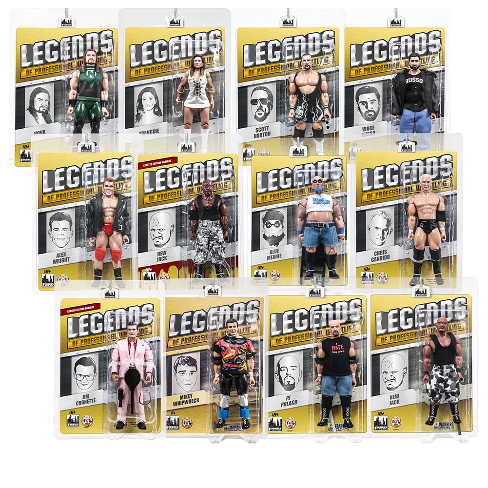 Legends of Professional Wrestling Series Action Figures: Set of 12 ...